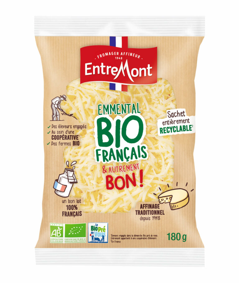 Tous les fromages Entremont Autrement BIO