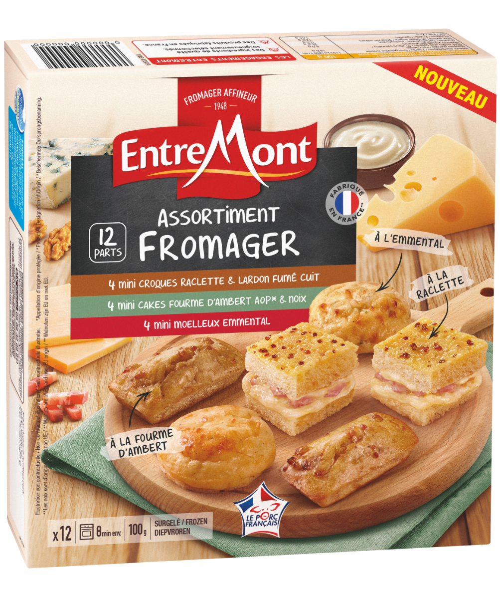 Découvrez notre Assortiment Fromager Entremont pour l'apéritif