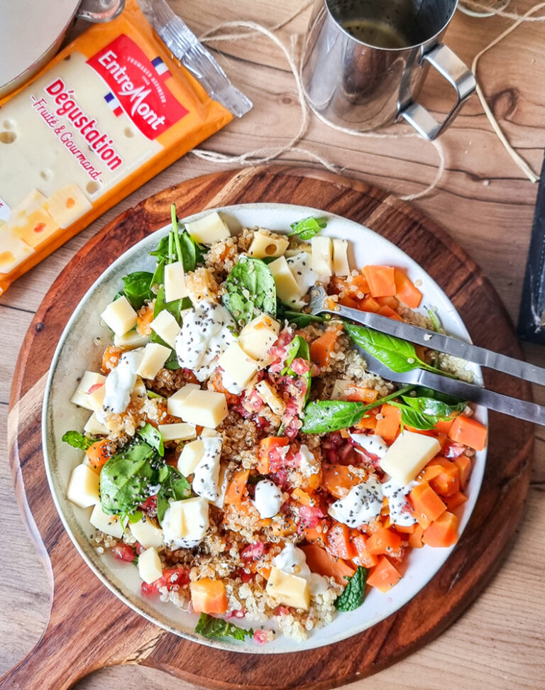 Recette Entremont : Salade hivernale healthy